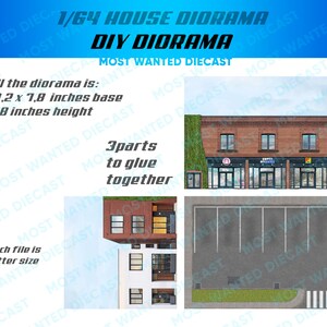 1/64 Corner Stores Diorama 1 - Etsy
