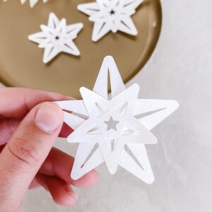 Plotterdatei SVG, DXF, PNG Papierstern zum selber basteln. Winter ...