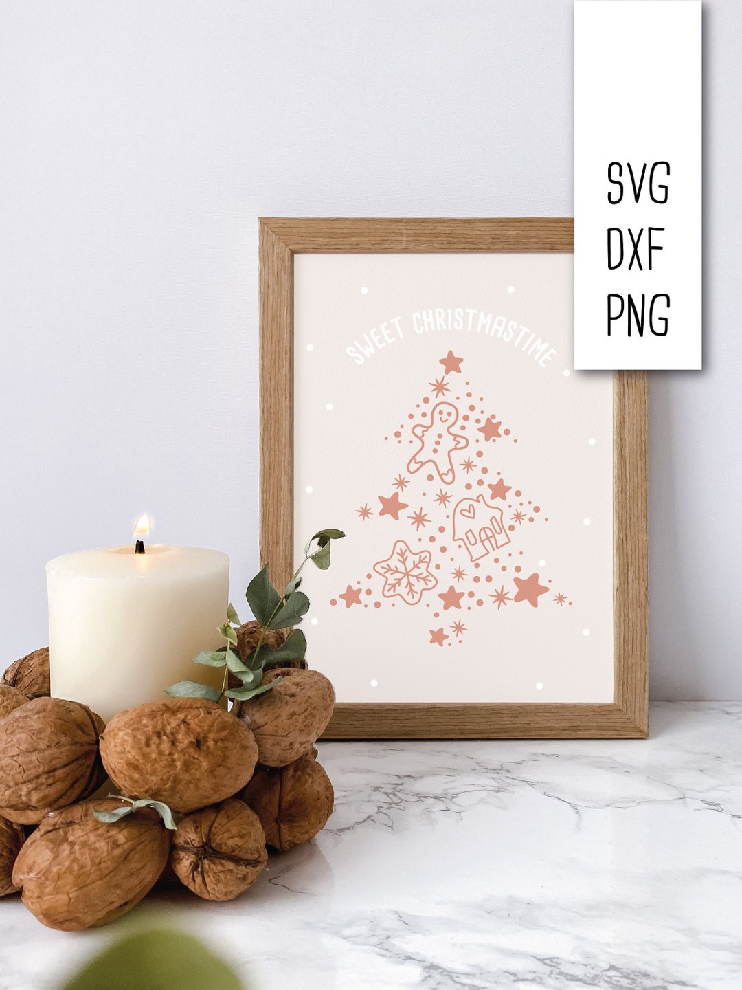 Plotterdatei SVG, DXF, PNG Lebkuchen Tannenbaum 1-Farbig für Schneideplotter - Etsy.de