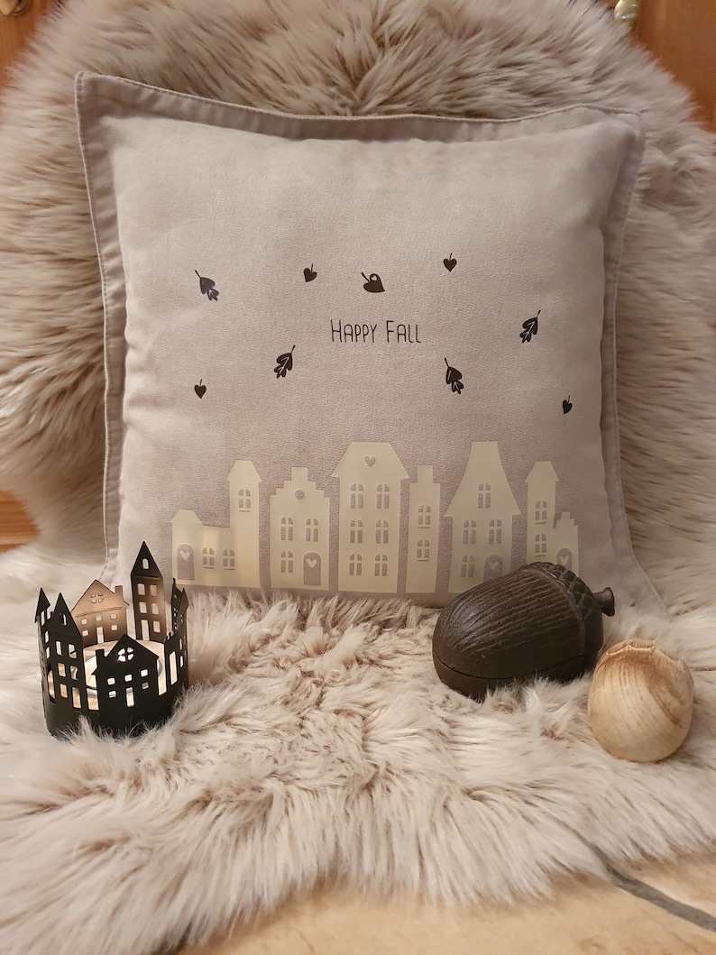 Plotterdatei SVG DXF PNG Herbst Winter Häuserreihe Häuschen - Etsy.de