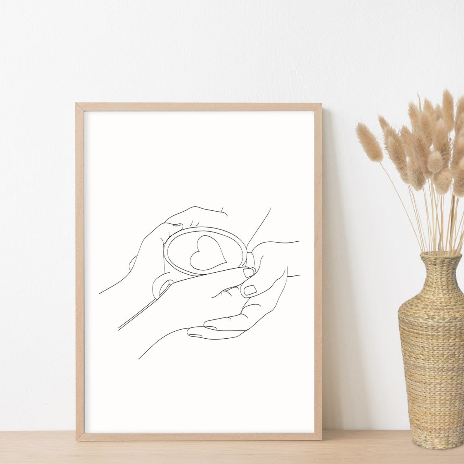 Abstract Coffee Wall Art Coffee Print Coffee Art Couple Wall | Etsy