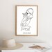 Custom Dog Mom Portrait, Pet Photo to Line Art, Dog Lovers, Pet Art ...