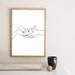 Newborn Baby Wall Art One Line Art Family One Line Drawing Baby and ...
