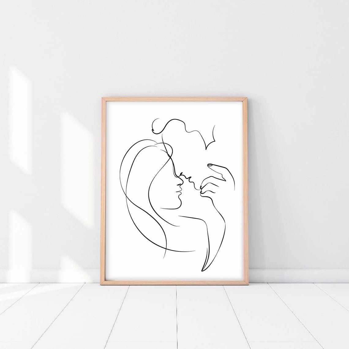 Couple Line Art, Set of 3 Prints, One Line Art, Romantic Couple Art ...