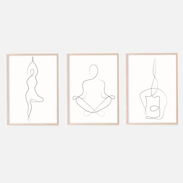 Yoga Studio Art - Etsy