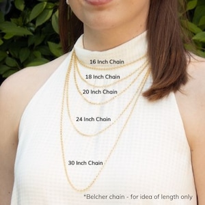 18 Carat White Gold Vermeil Rope Chain, Dainty Rope Chain Necklace ...