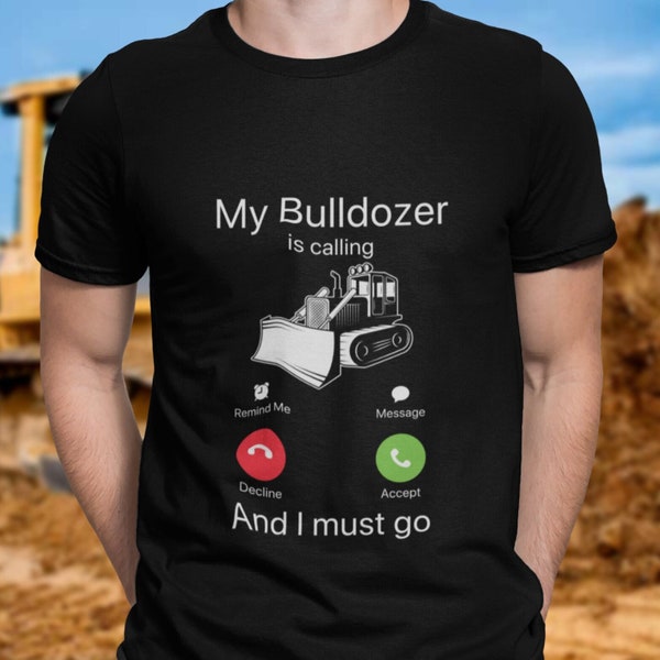 Bulldozer Shirt - Etsy