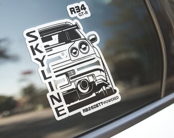 Window Skyline Decal - Etsy