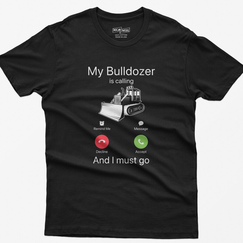 Bulldozer Shirt - Etsy