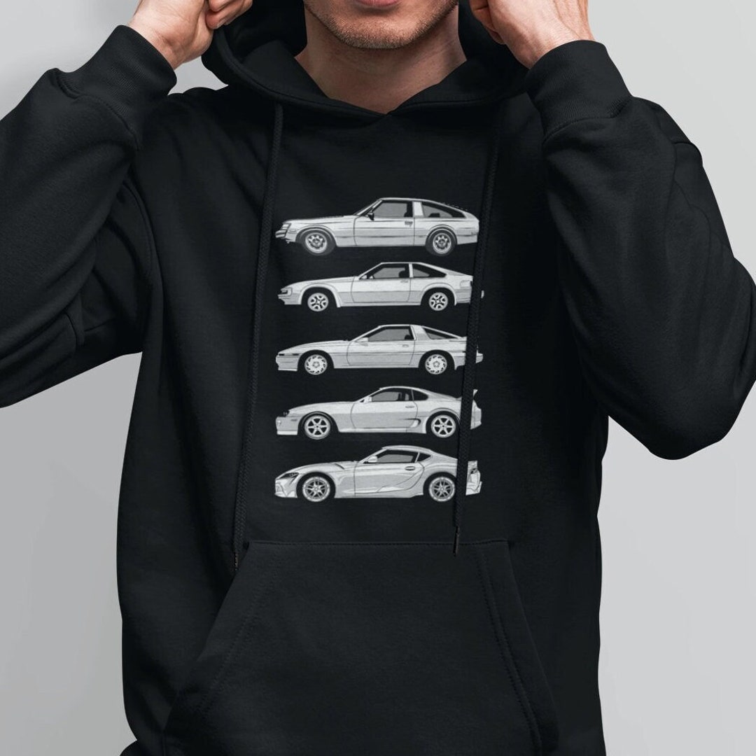 Evolution of a Legendary Japanese Sports Car Hoodie, JDM Hoodie, Car ...