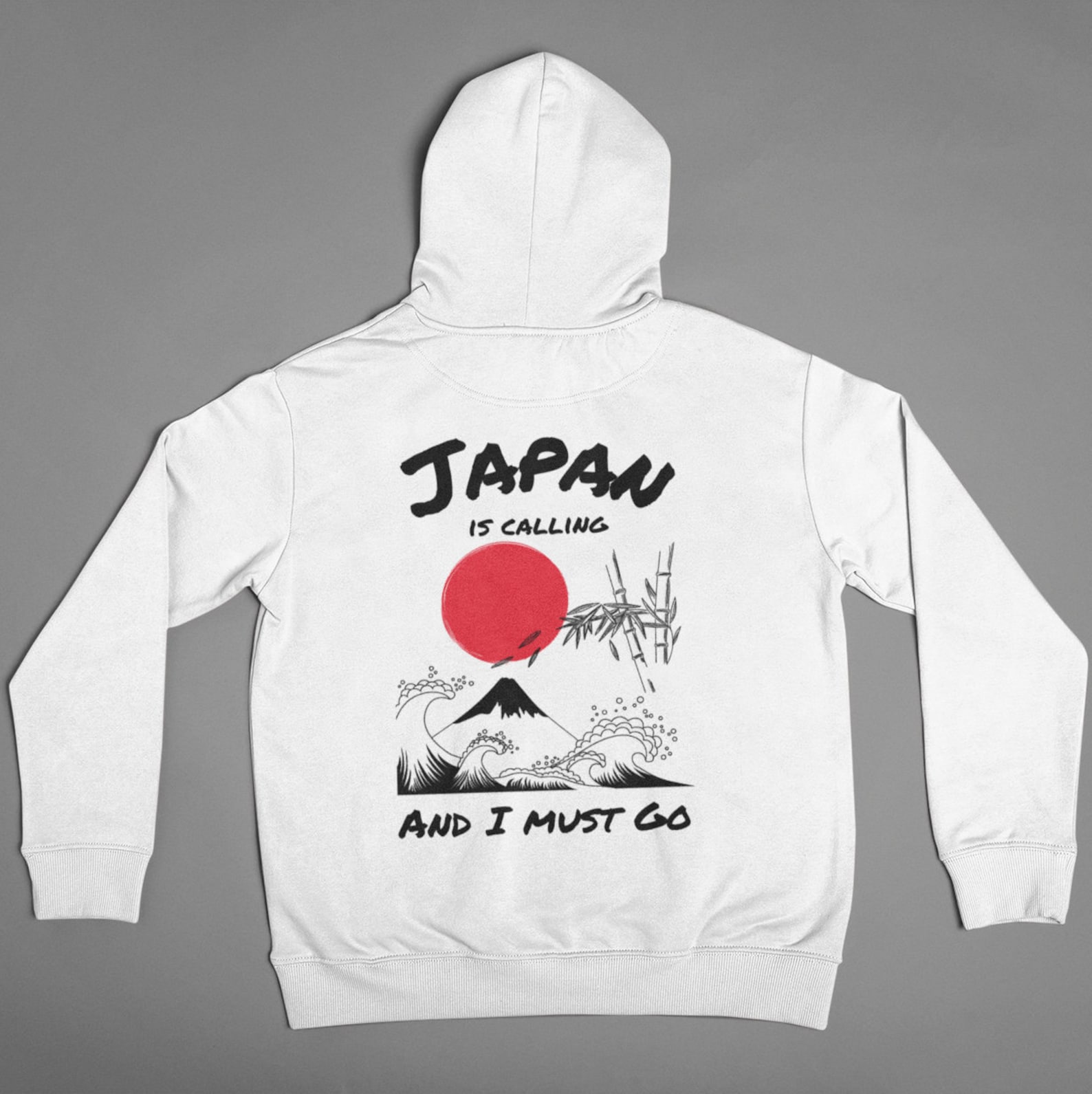 Japan is Calling Hoodie: Fuji Mountain Graphic Travel Sweatshirt - Etsy