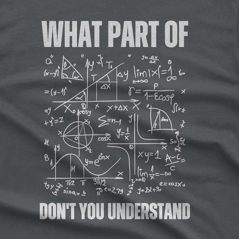 Funny Math Equations T-shirt, Science Humor Tee, Nerdy Geek Gift - Etsy