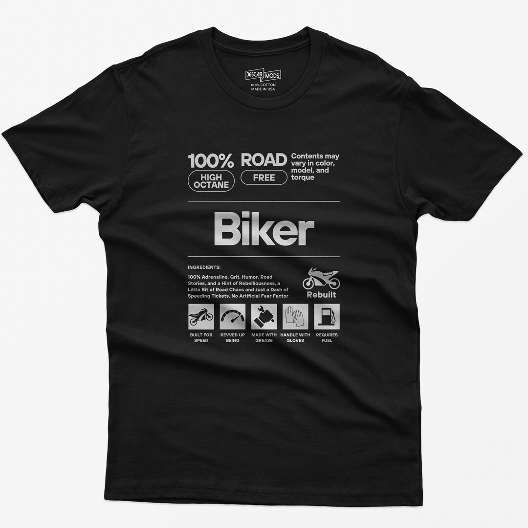 Funny Biker Shirt, Motorcycle Rider Gifts, Funny Shirts for Men, Biker ...