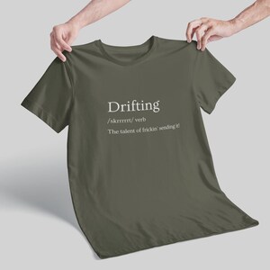 Drifting Definition Funny, Car Guy Shirt, Car Lover Tshirt, Car ...