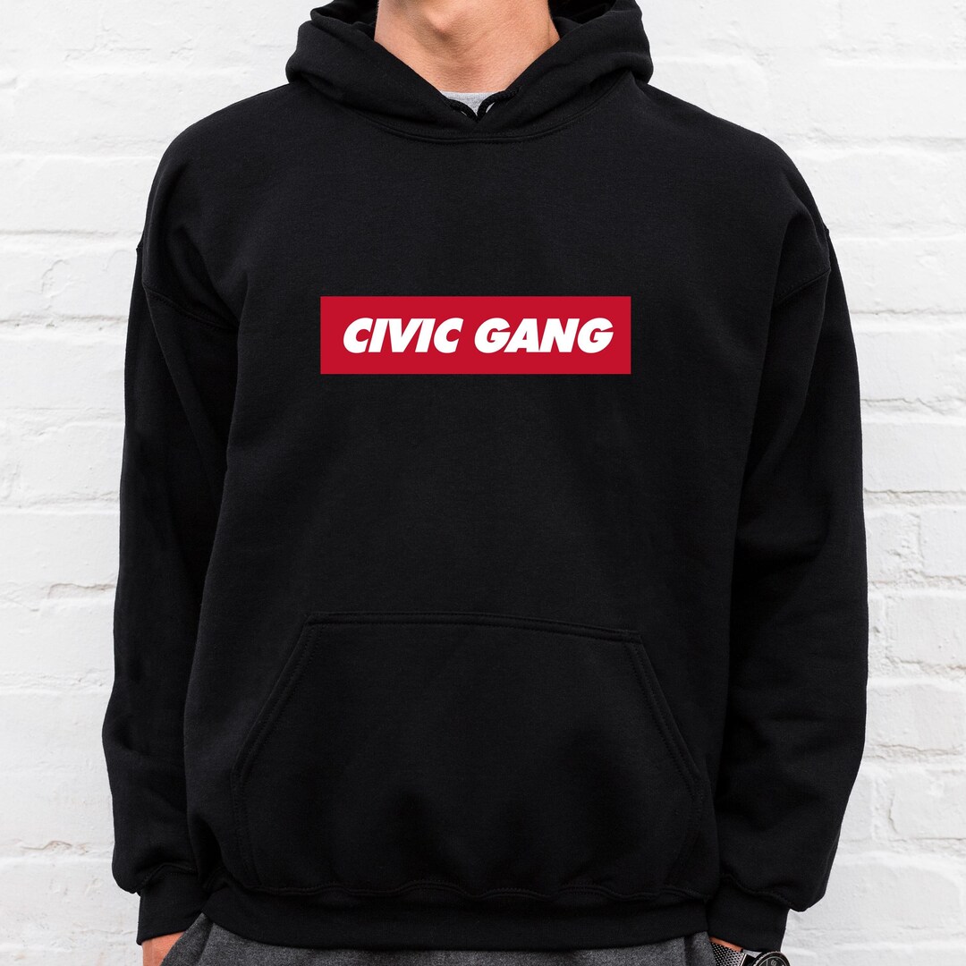 Civic Gang JDM Hoodie: Car Enthusiast Gift - Etsy