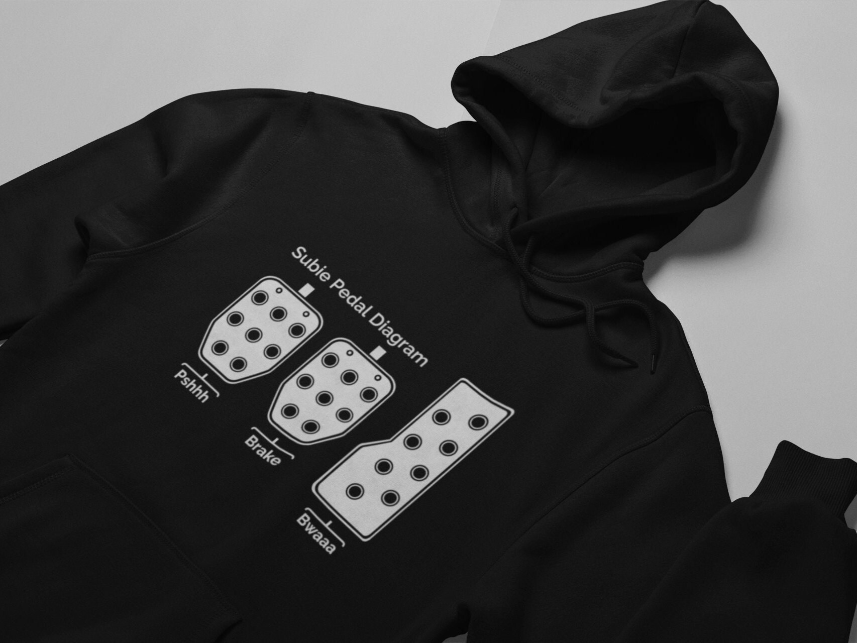 Subie Pedal Diagram Hoodie JDM Hoodie Car Guy Gift Car - Etsy