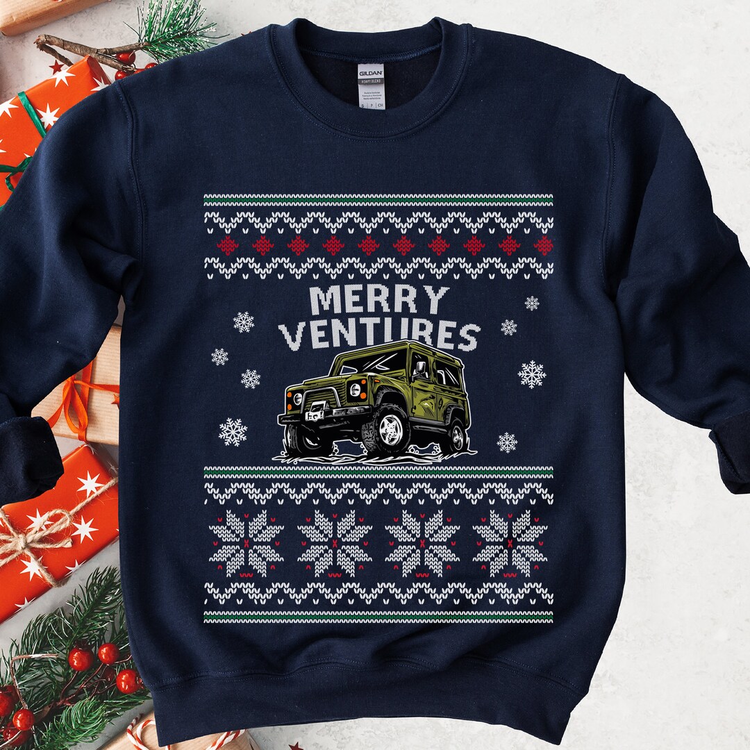 Merry Ventures Christmas Sweatshirt, off Road 4x4 Ugly Sweater - Etsy UK