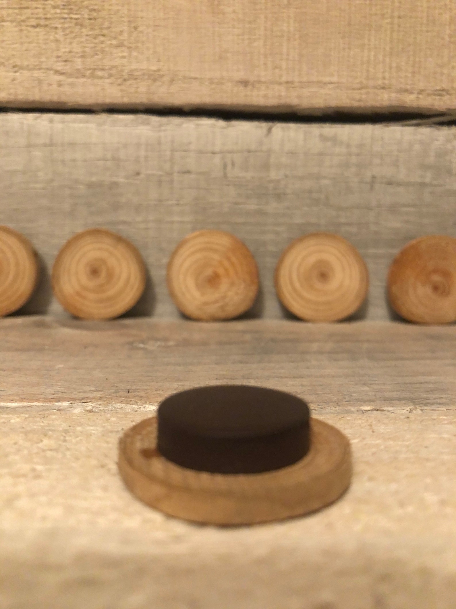 Wood Round Magnets | Nature Magnets | Log Round Magnets | Raw Wood ...