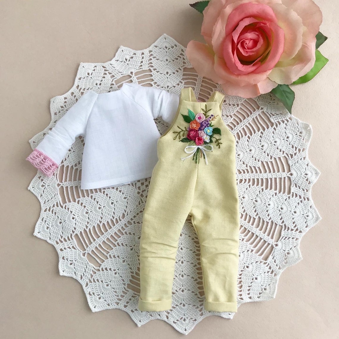 Little Darling Doll Overalls Patterns Jumpsuit for Dianna Effner Dolls ...