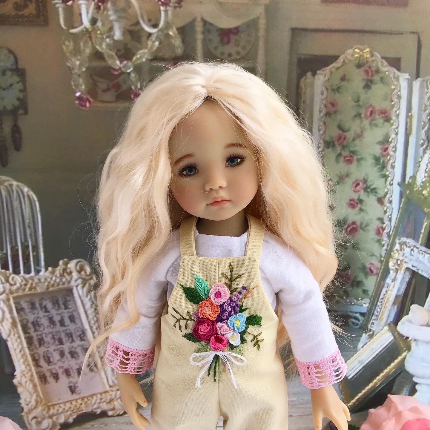 Little Darling Doll Overalls Patterns Jumpsuit for Dianna Effner Dolls ...