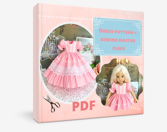 Little Darling Doll Dress Patterns Sewing Master Class Fits 13 Dianna Effner Dolls Clothes DIY ...