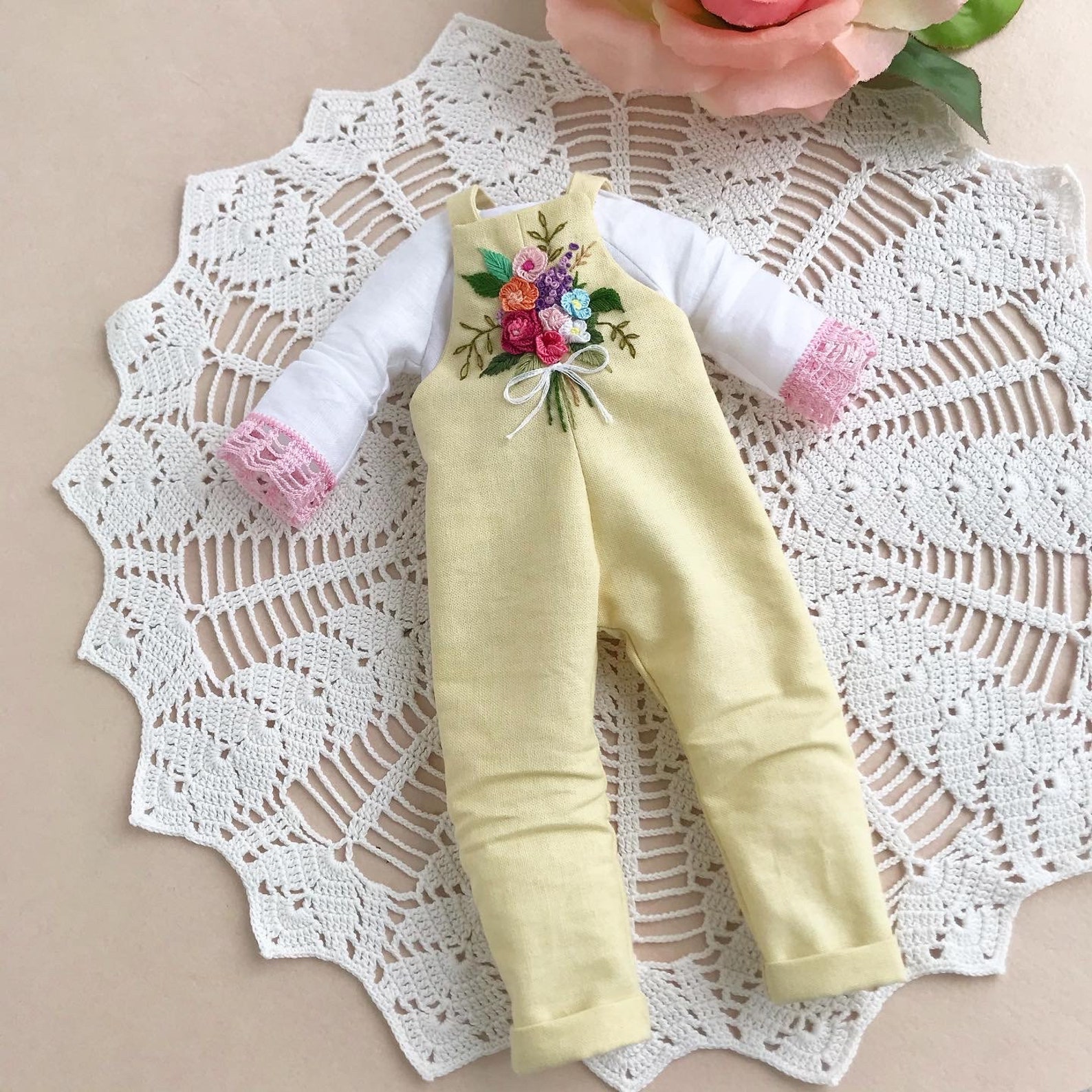 Little Darling Doll Overalls Patterns Jumpsuit for Dianna Effner Dolls ...