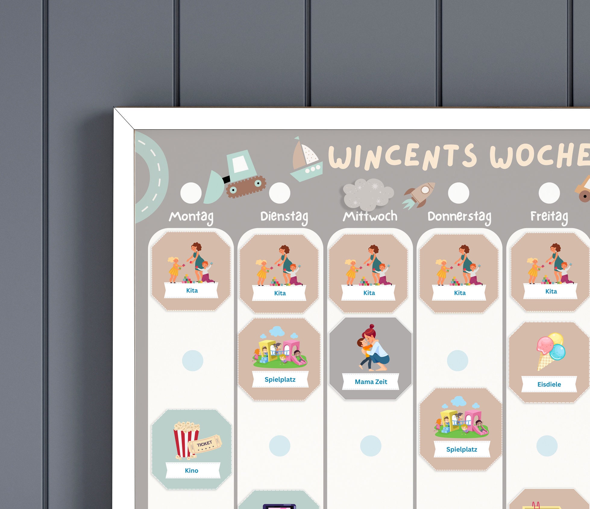 Weekly Plan Kids Montessori for Boys Weekly Planner Children - Etsy Canada