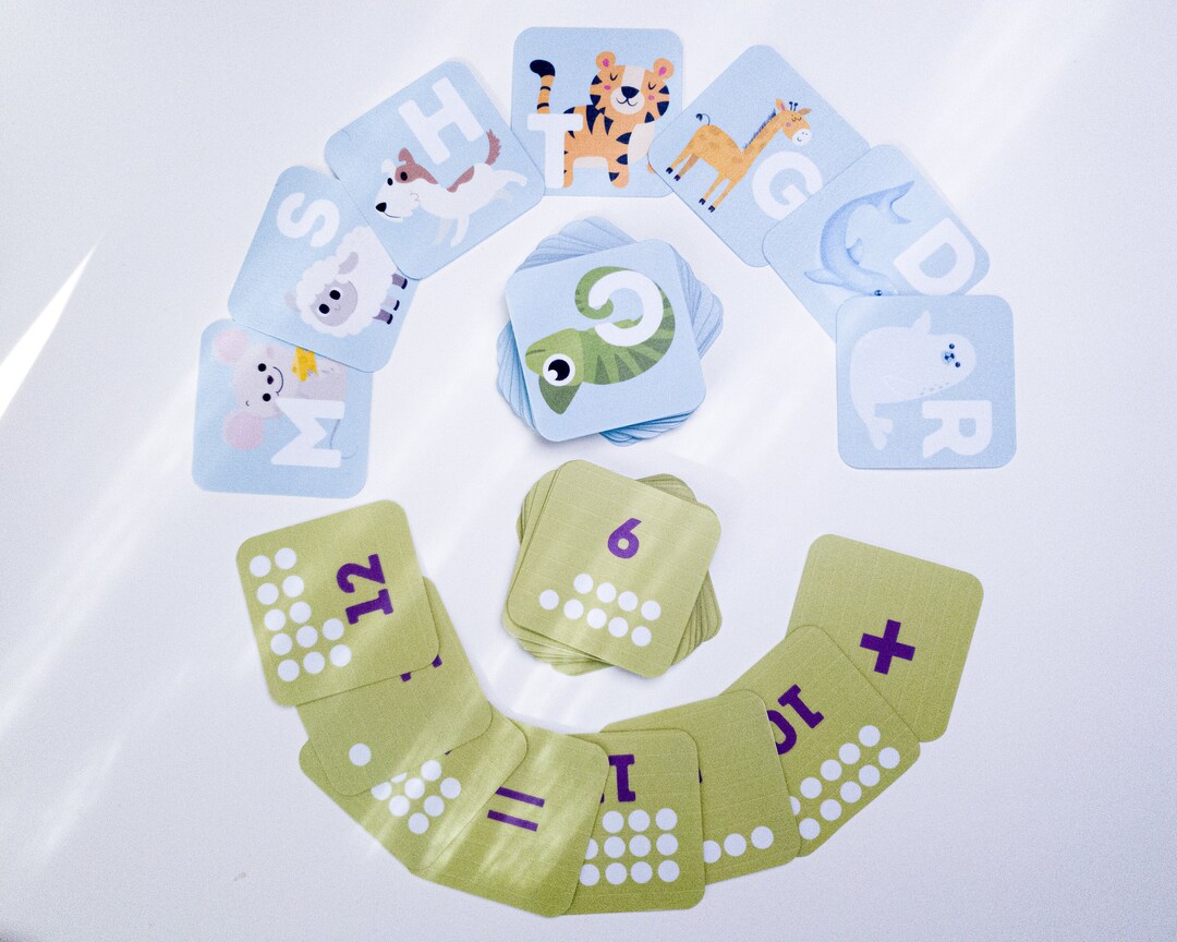 ABC Flash Cards 123 Flash Cards German Montessori 123 Flash Cards Learn ...