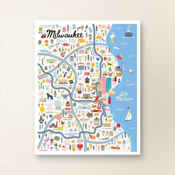 Milwaukee Wisconsin Map