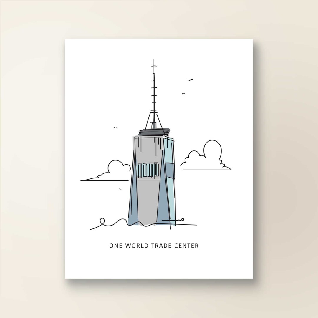 ONE WORLD Trade Center New York | Art Wall Decor | NYC Iconic Landmark ...
