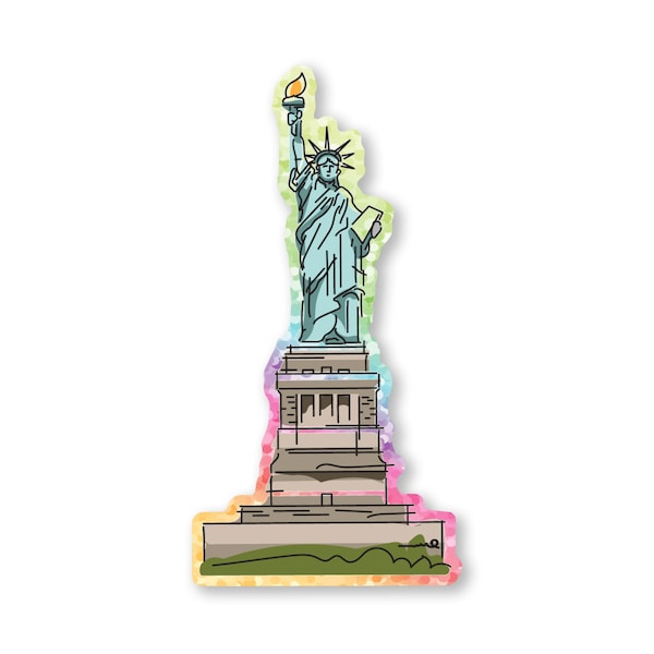 Lady Liberty Sticker - Etsy