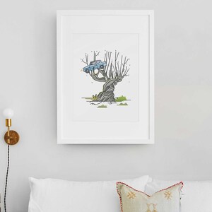 WIZARDLY WILLOW | Wizard Graphic Line Art Print Collection | Room Decor ...