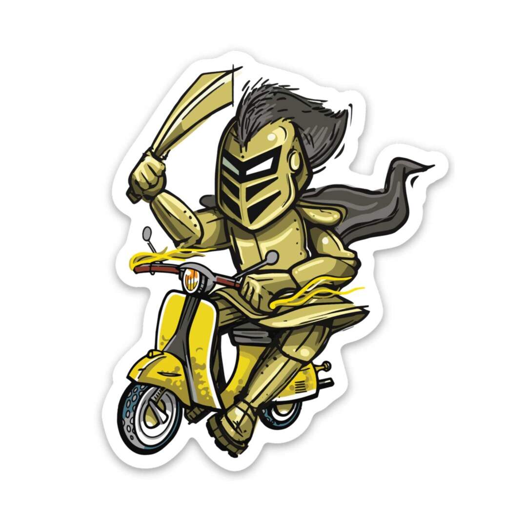 Knightro Scooter | A Florida Inspired Sticker | for Laptop Planner Car ...