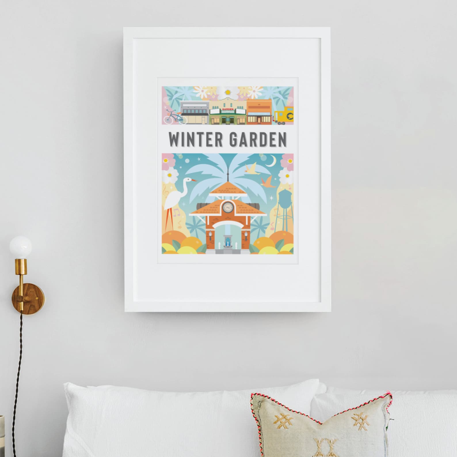 WINTER GARDEN Map Art Wall Decor City Map Winter Garden - Etsy