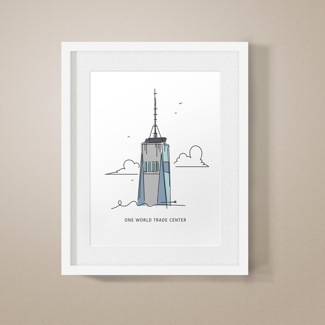 ONE WORLD Trade Center New York | Art Wall Decor | NYC Iconic Landmark ...