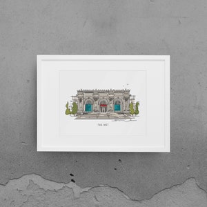 THE MET New York City | Art Wall Decor | NYC Iconic Landmark Series ...