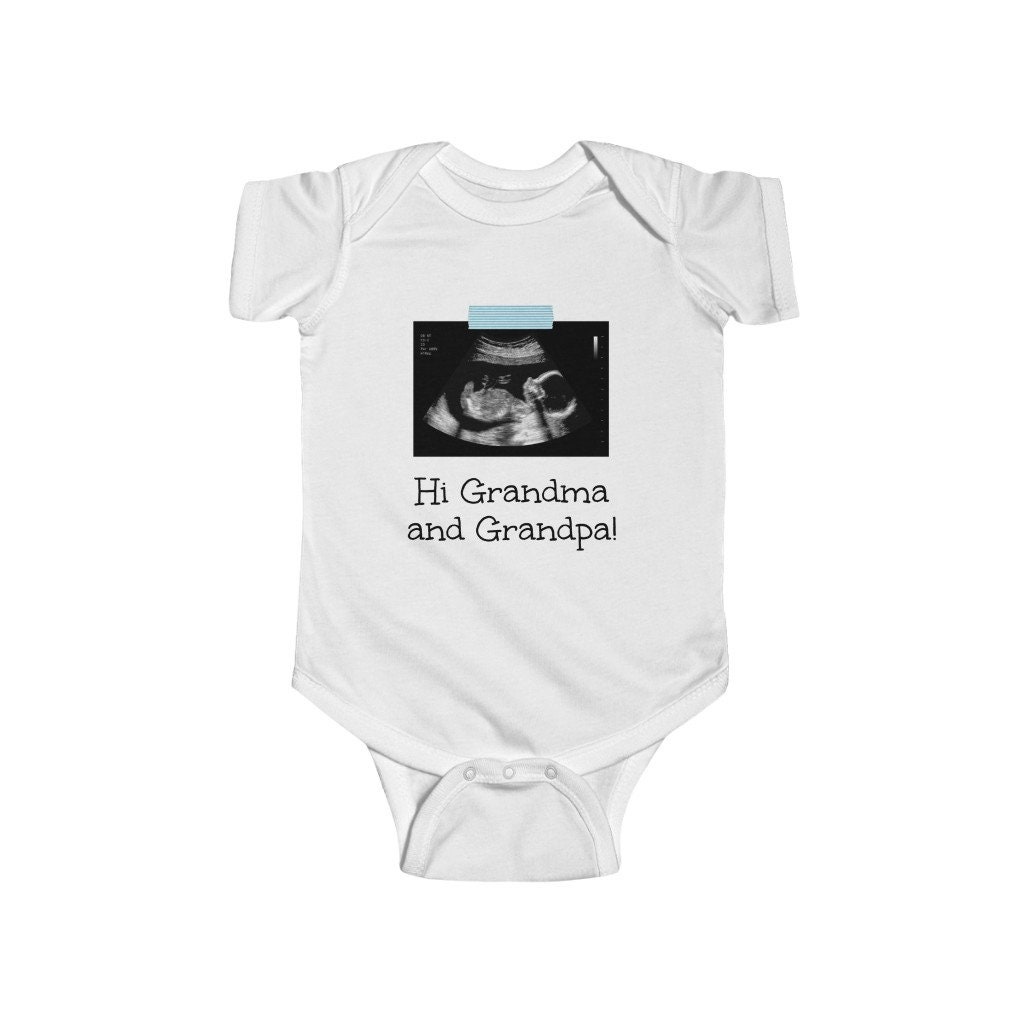 Pregnancy Baby Announcement Reveal, Baby Bodysuit Clothes One Piece ...