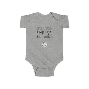 IVF Pregnancy Baby Announcement, Baby Bodysuit Clothes One Piece Romper ...