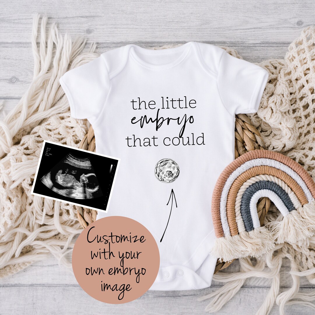 IVF Pregnancy Baby Announcement Baby Bodysuit Clothes One - Etsy