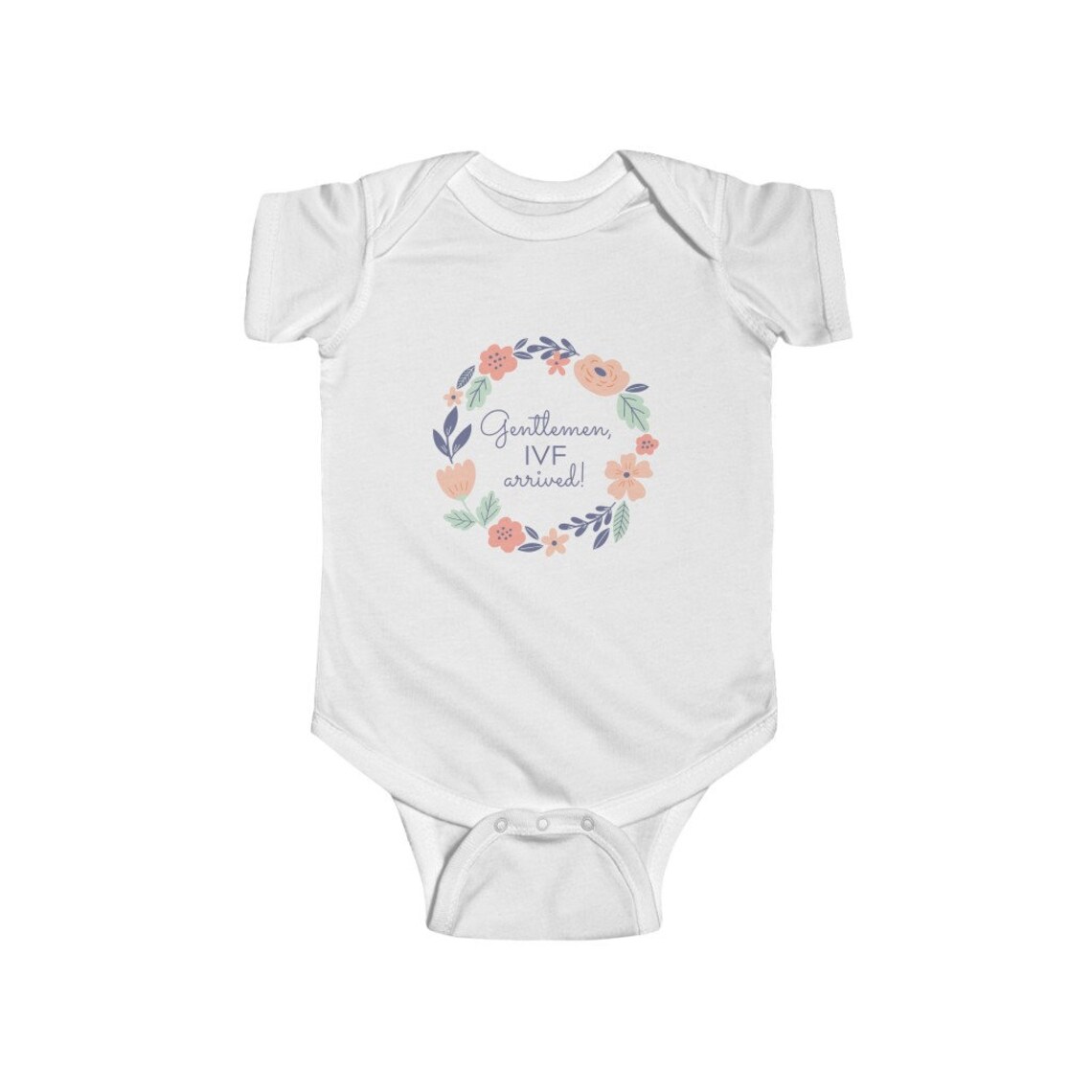 IVF Baby Girl Bodysuit, Mom Dad Baby Shower Gift, Baby Hospital Clothes ...