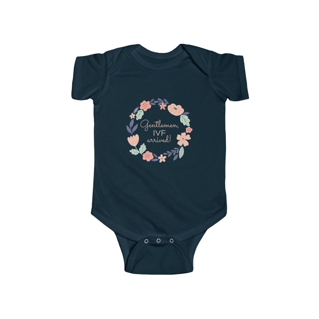 IVF Baby Girl Bodysuit, Mom Dad Baby Shower Gift, Baby Hospital Clothes ...