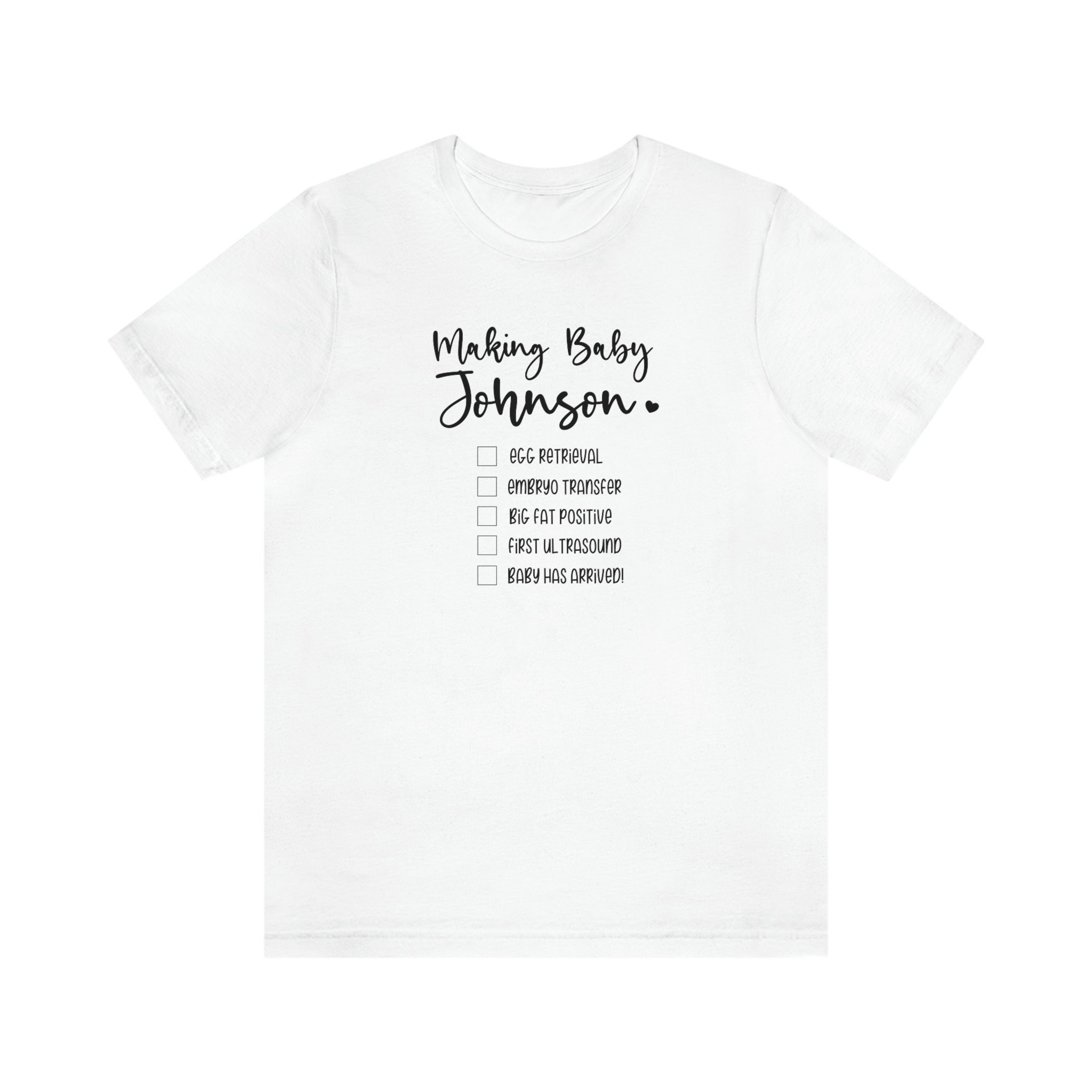 IVF Shirt, Transfer Day, Egg Retrieval, Custom Personalized Name, IVF ...