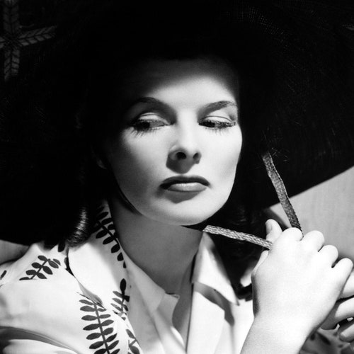 Katharine Hepburn Monochrome Photo Print 01 A4 Size 210 X Etsy