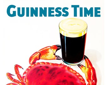 Guinness Time Crab - Etsy