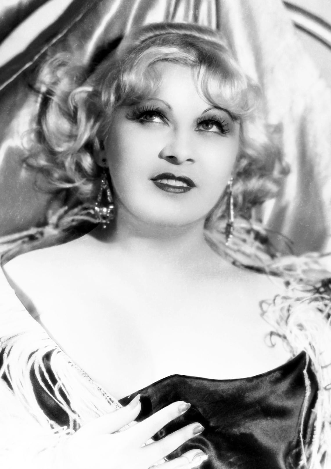 Mae West Monochrome Photo Print 11 A4 Size 210 X 297mm Etsy