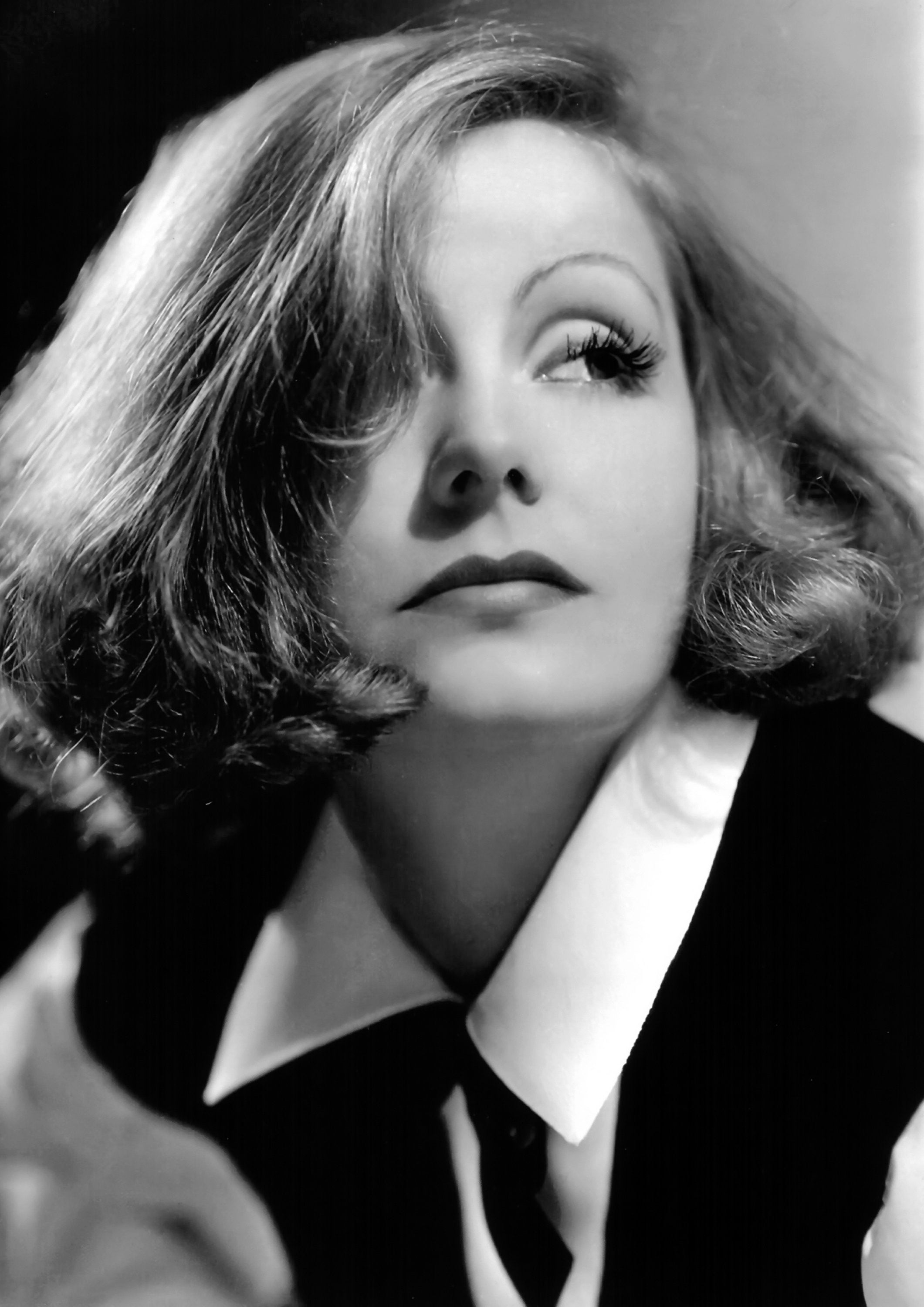 Greta Garbo Smoking