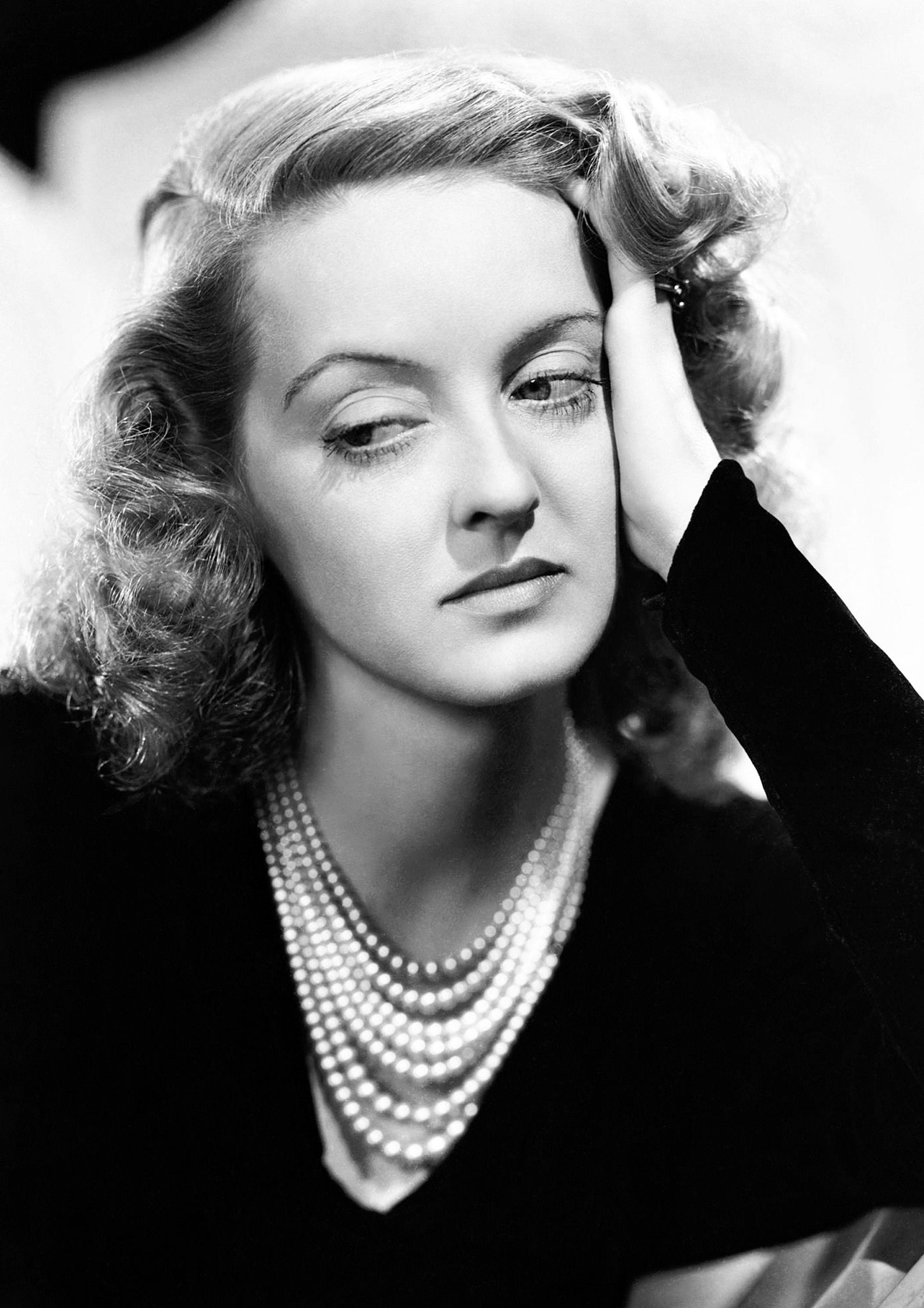 Bette Davis Monochrome Photo Print 18 A4 Size 210 X 297mm Etsy