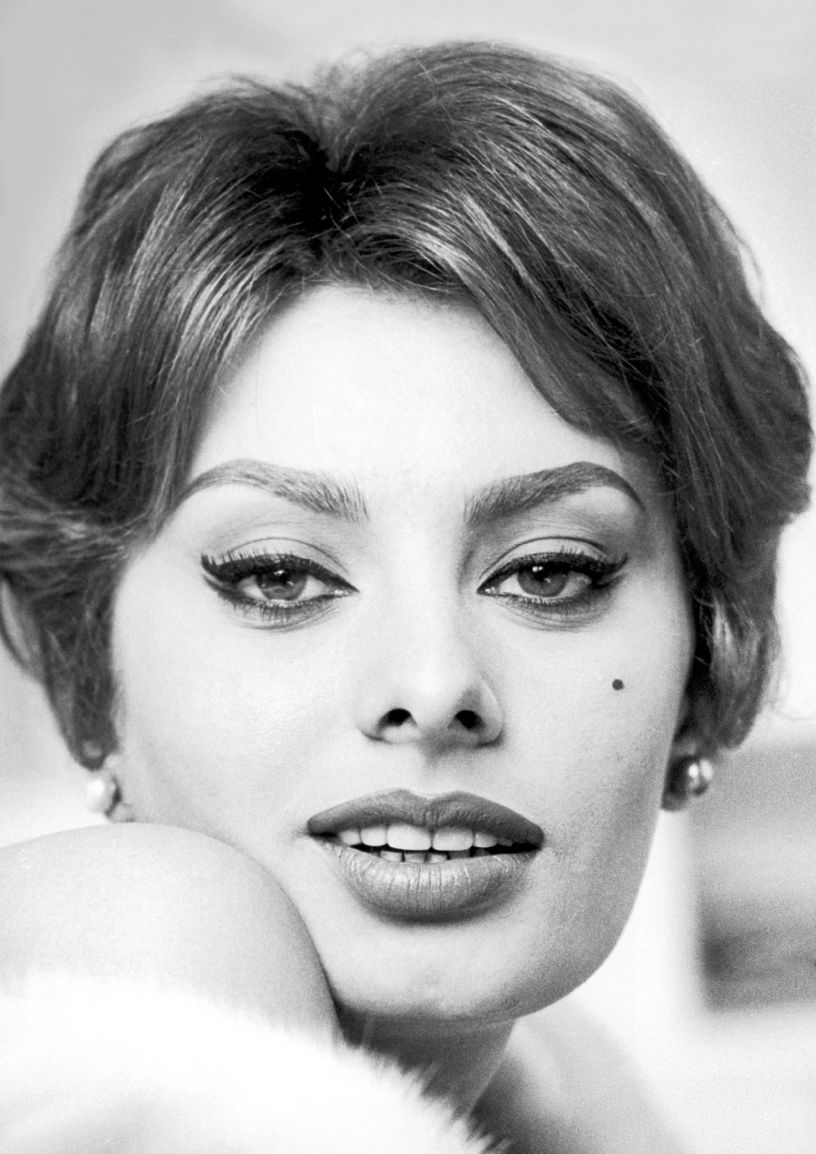 Sophia Loren Monochrome Photo Print 02 A4 Size 210 X 297mm Etsy