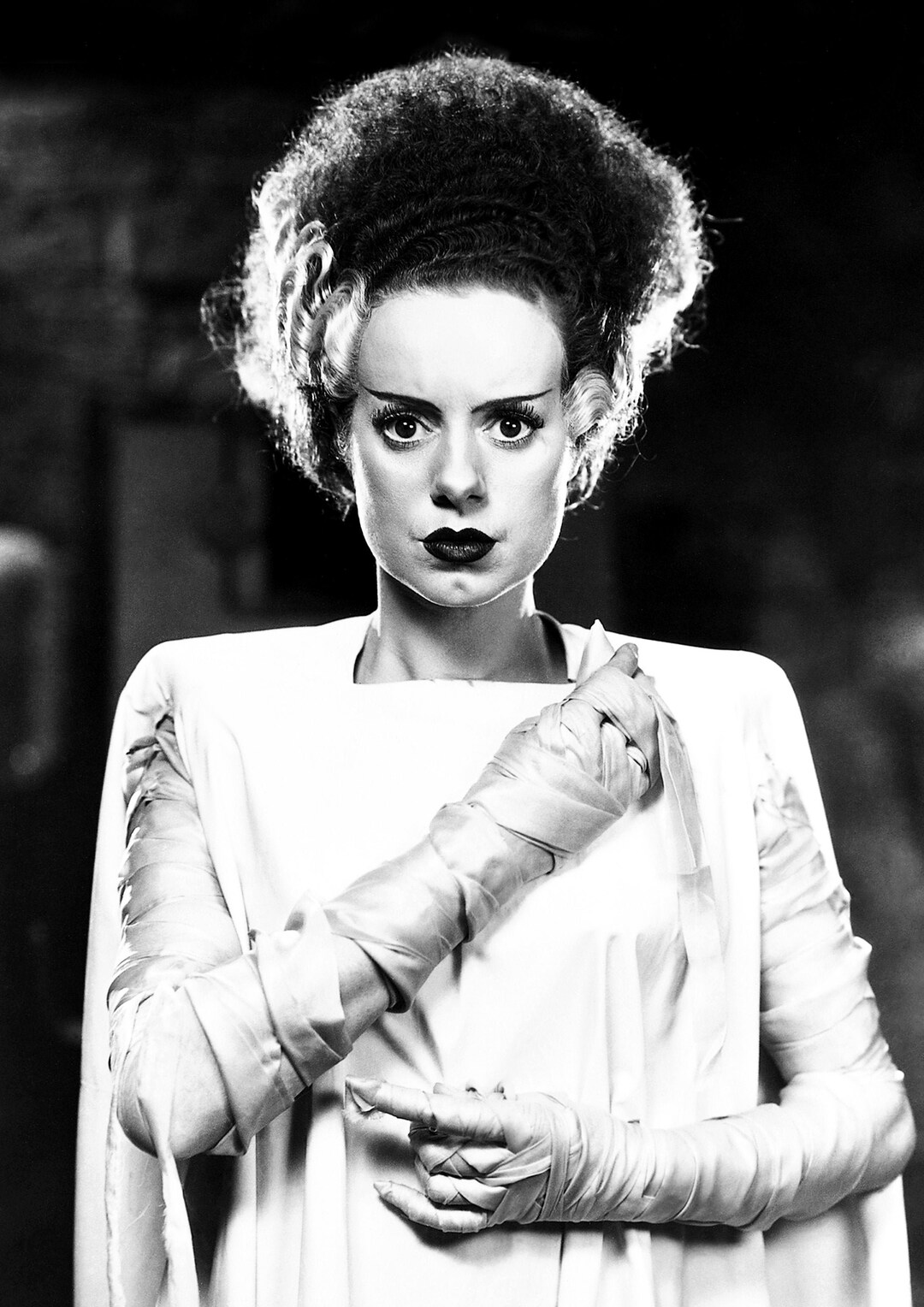 Elsa Lanchester Monochrome Photo Print 03 A4 Size 210 X 297mm 8.5 X 11. ...