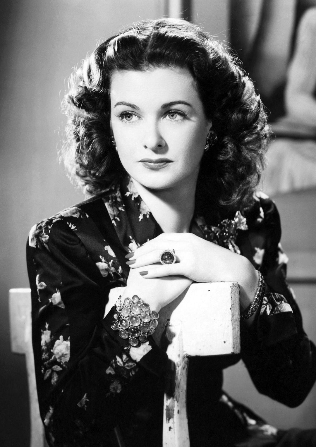 Joan Bennett Monochrome Photo Print 10 Tamaño A4 210 X 297mm 8 5 X 11
